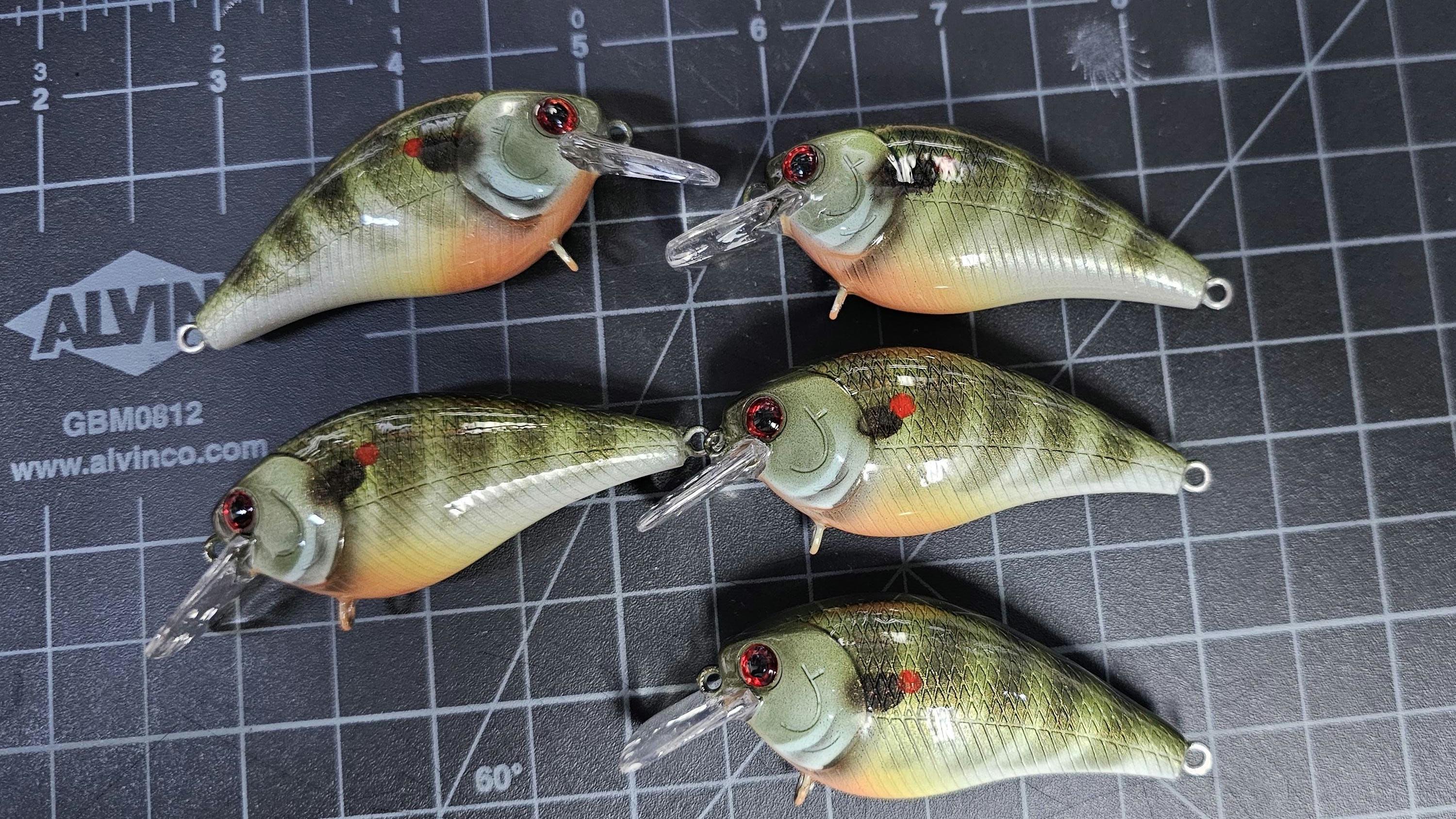Custom Painted Bluegill Fishing Lure - Etsy