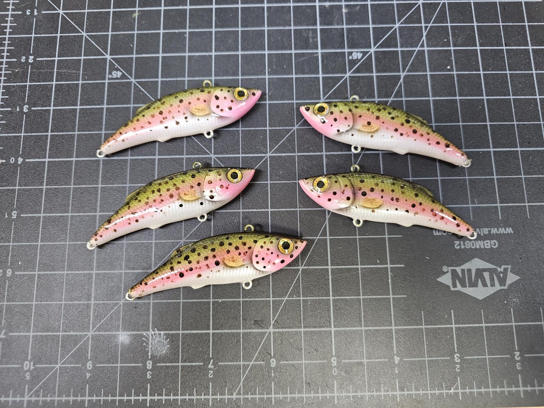 Custom Painted Babby Trout Fishing Lure - Etsy