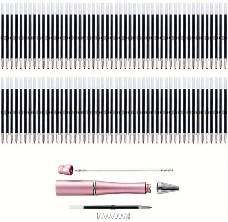 Black Ink Ballpoint Pen Refill for Beadable Pens - Etsy