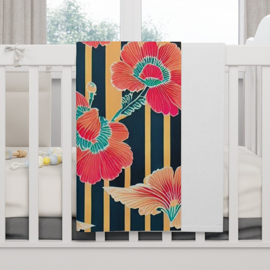 Personalized Nursery Blanket, Baby Shower Gift Idea, Soft Infant Throw ...