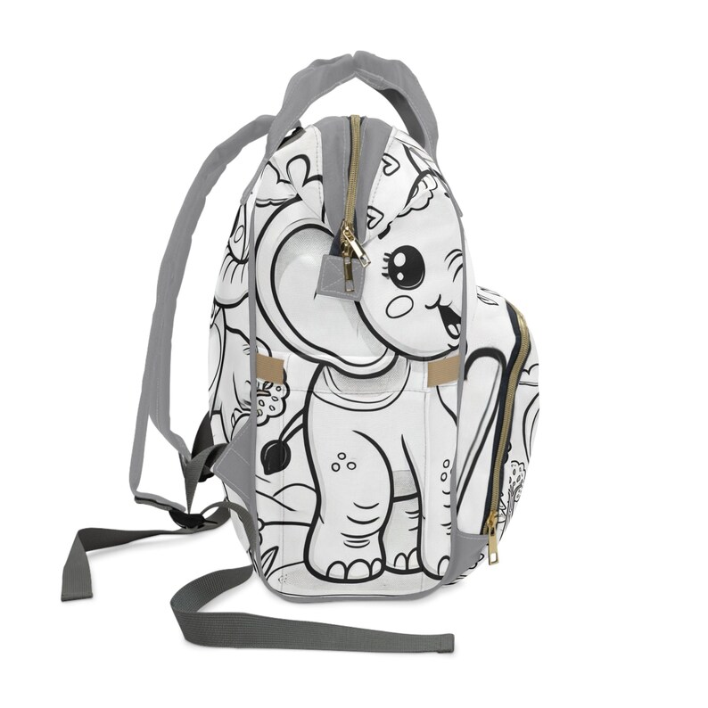 Coloring Book Bag, Unique Diaper Bag, Baby Bag, Nappy Bag, Mom Bag ...
