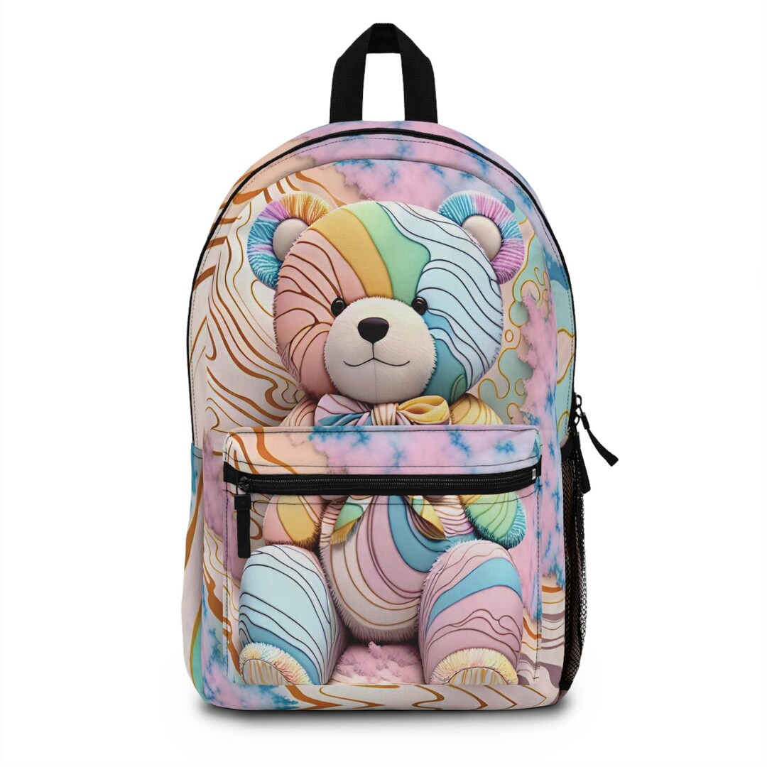 Bubblegum Bear Backpack - Etsy