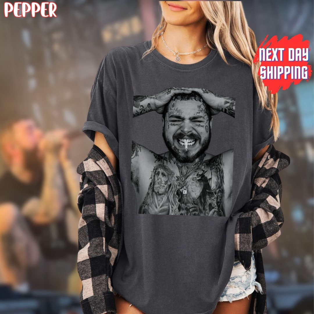 Comfort Colors Post Malone Rap Music Merch Shirt, Austin Album Rap 90s ...