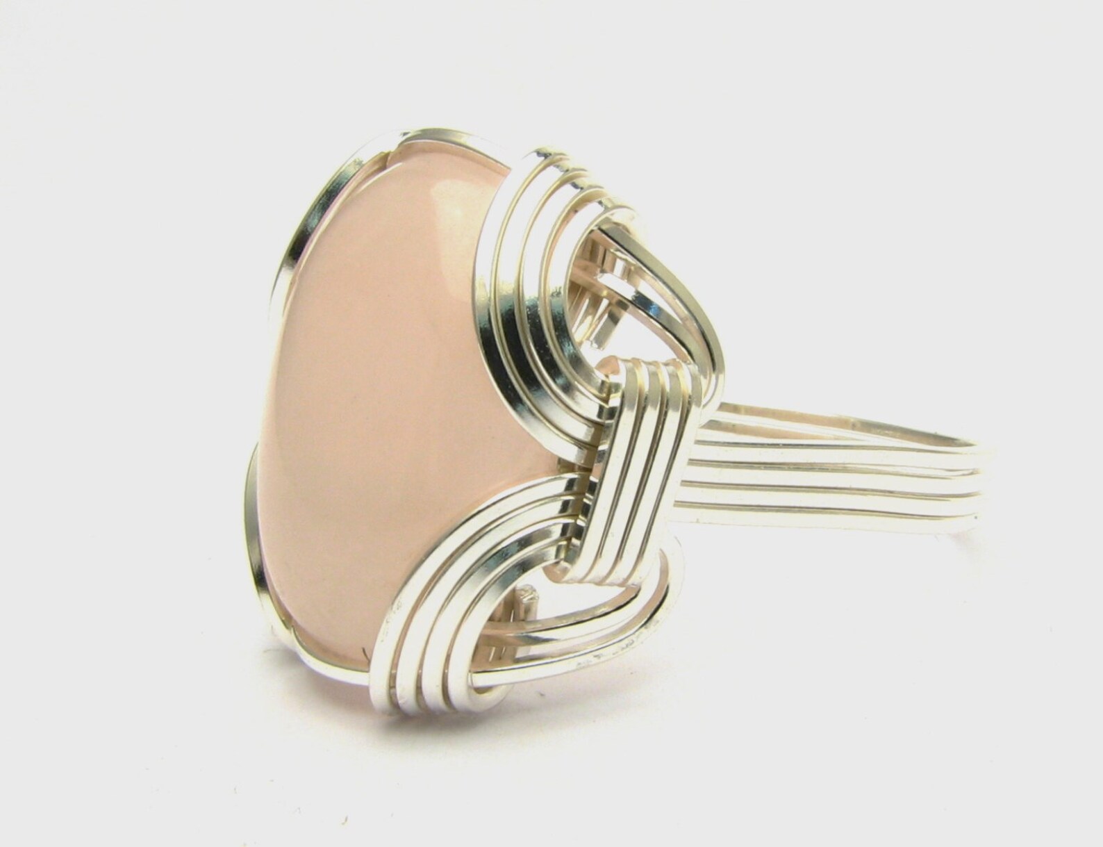 Wire Wrapped Ring Handmade Ring Stirling Silver Ring Wire | Etsy