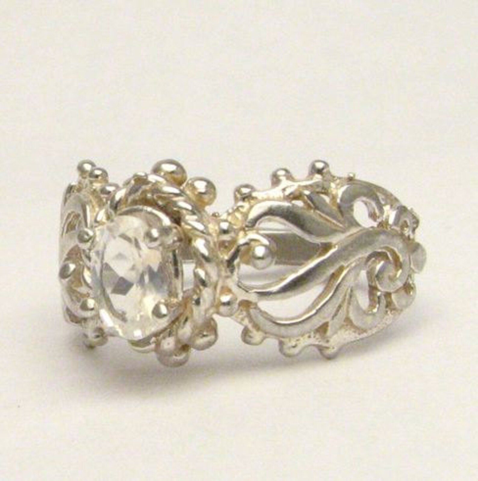 Beautiful Handcrafted Moonstone Filigree Vine Solid Sterling - Etsy