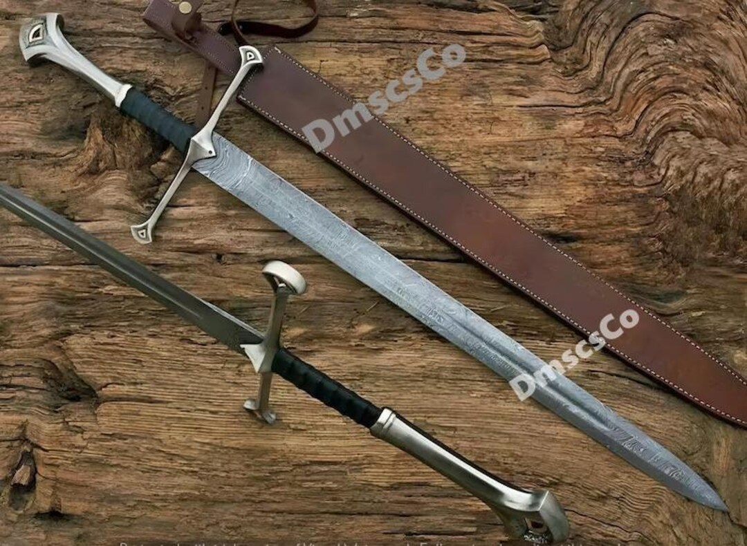 ANDURIL Sword of Strider, Custom Engraved Sword, LOTR Sword, Lord of ...