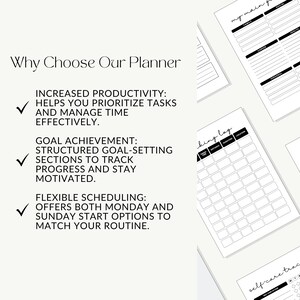 Productivity Planner Printable PDF Daily Productivity SMART Goals ...