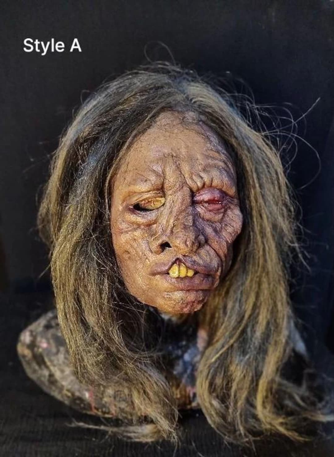 Hyper Realistic Horror Latex Mask | Zombie Mutant, Rotting Corpse ...