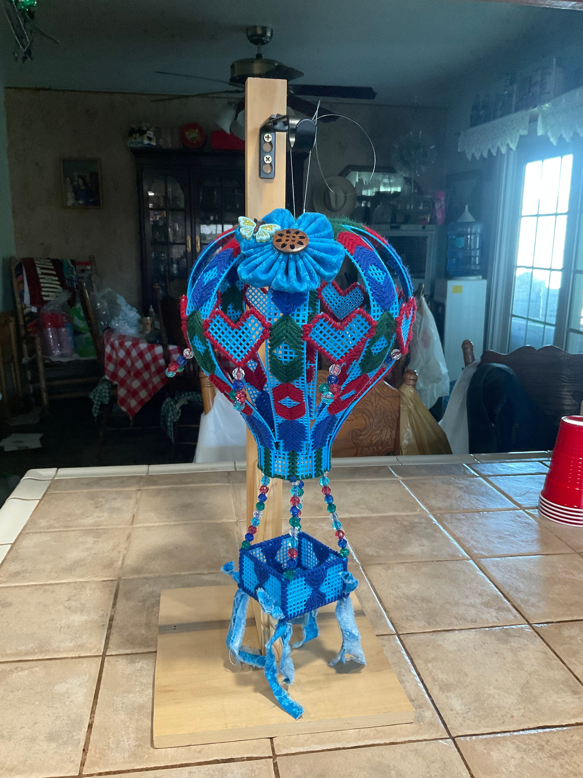 Hot Air Balloon, Plastic Canvas - Etsy