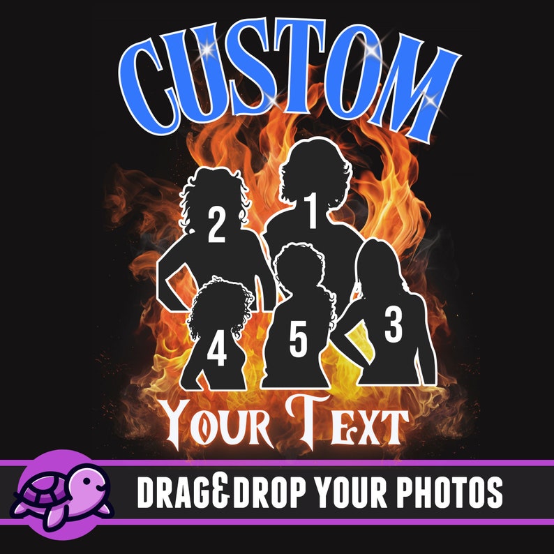 Bootleg Rapper Tee Editable Canva Template, DIY Personalized Shirt ...