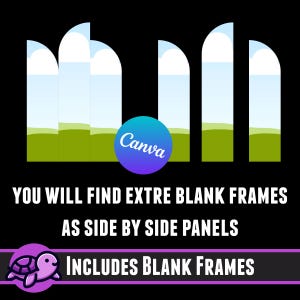 Hobby Lobby Wood Arch Panel Backdrop Template, Blank Frame and Editable ...