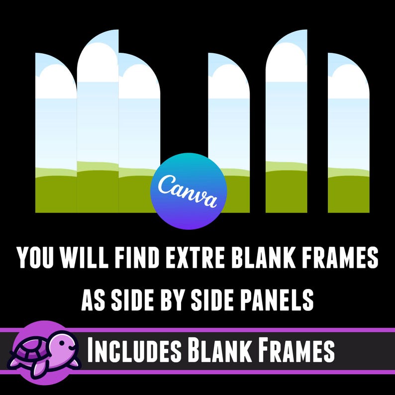 Hobby Lobby Wood Arch Panel Backdrop Template, Blank Frame and Editable ...