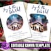 LDS Christmas Program Template , Canva Nativity Party Invitation ...