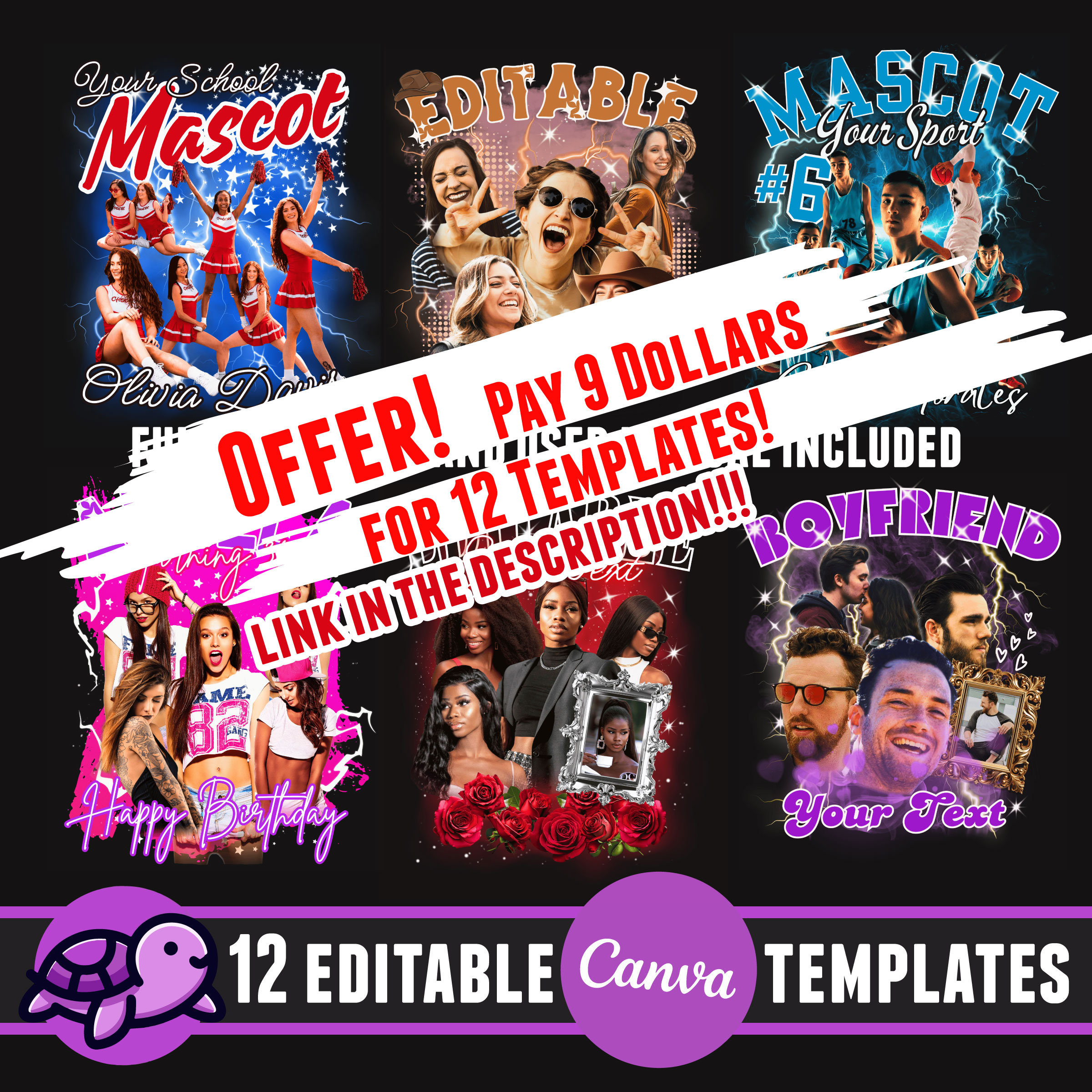 Rapper Bootleg Tee Editable Canva Template, Rapper Tee Design, Face ...