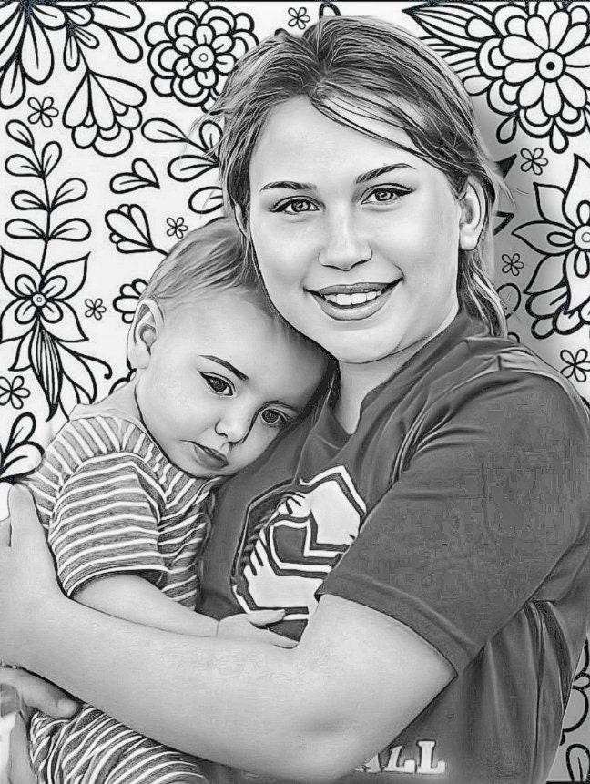 Turn Your Photos Into Printable Coloring Sheets. - Etsy