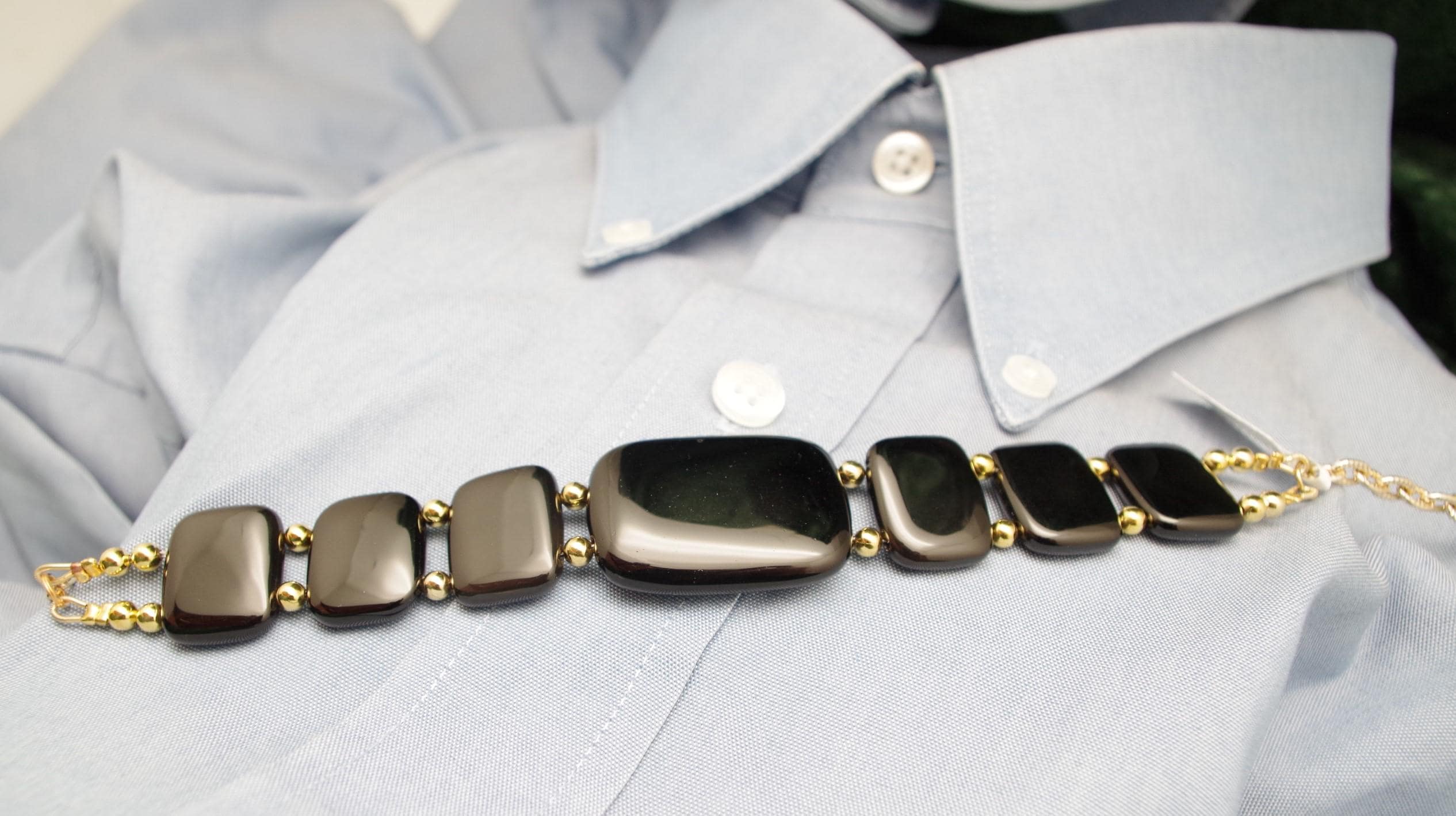 Onyx "neck-tile™" (new Men's Design!) as a Neck Tie or Necklace - Etsy