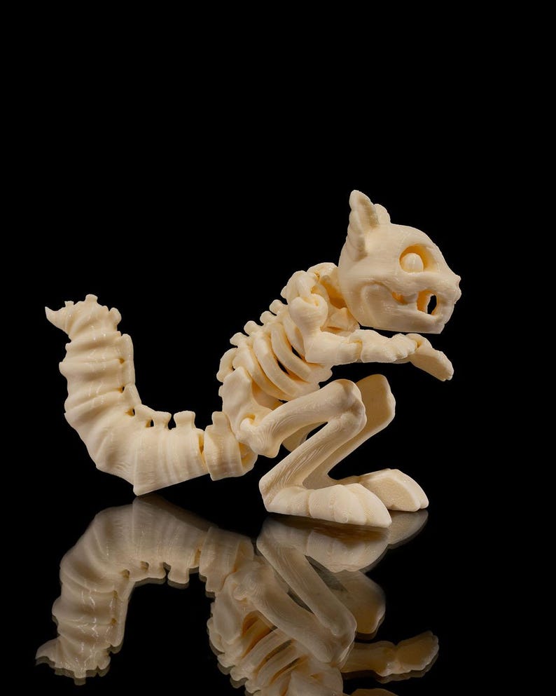 Scary Skeleton Squirrel 3d-printed - Etsy
