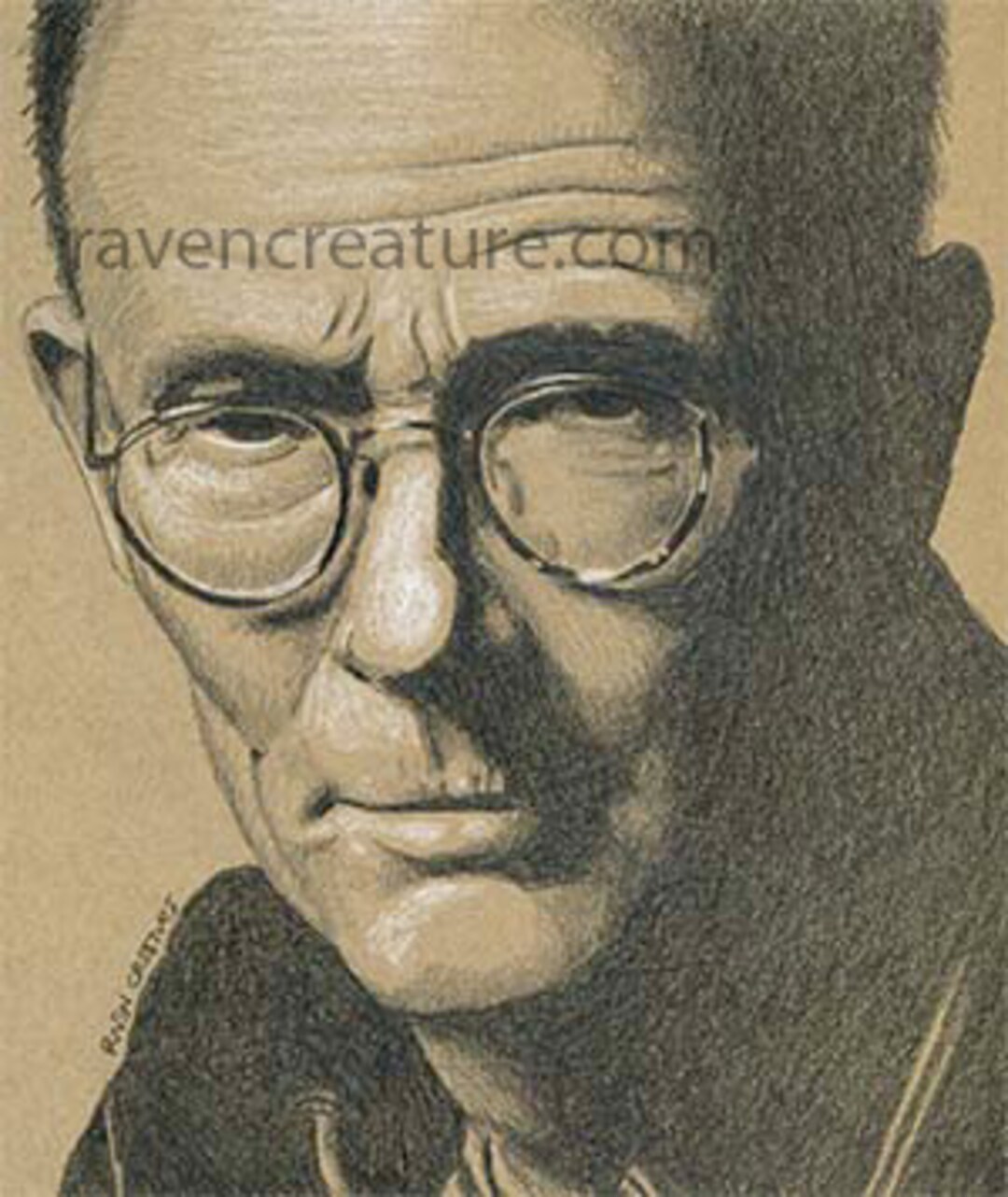 Cyberpunk Author William Gibson Portrait Print - Etsy