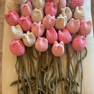 Tulip Bookmark, Crochet Bookmark, Tulip Crochet Bookmark, Pink Tulip - Etsy