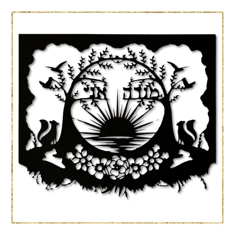 Scherenschnitte Tree - Etsy