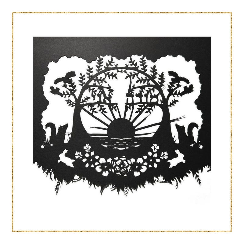 Scherenschnitte Tree - Etsy