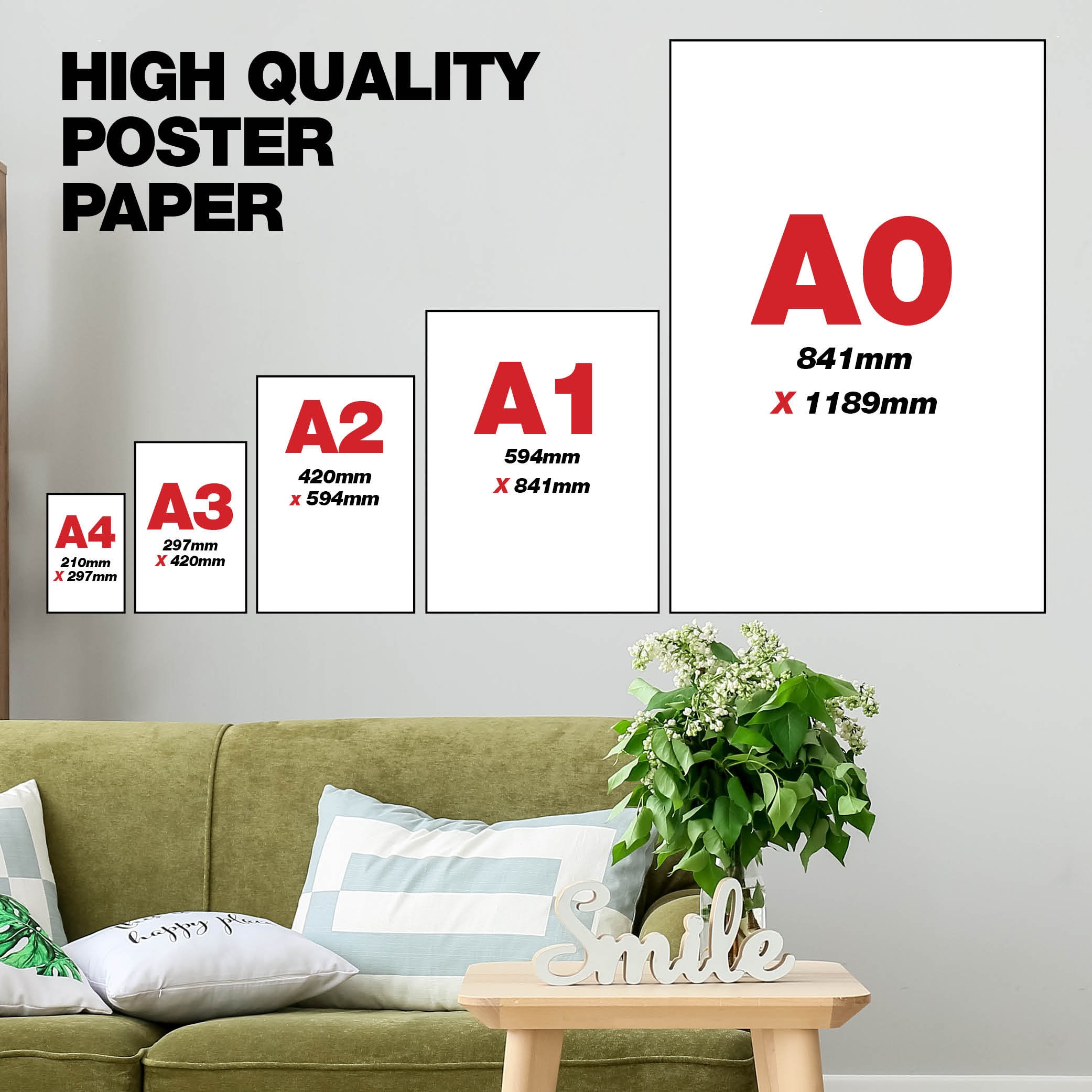 A4, A3, A2, A1, A0 Posters Standard Posters Quirky Text Posters - Etsy UK