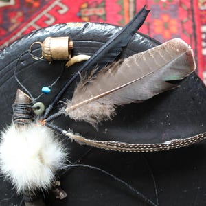 Handmade Feather Altar Talisman Fur Luxe 2 - Etsy