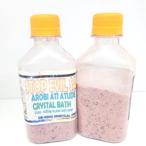 STOP EVIL SALT (arobi Ati Atude) - Etsy