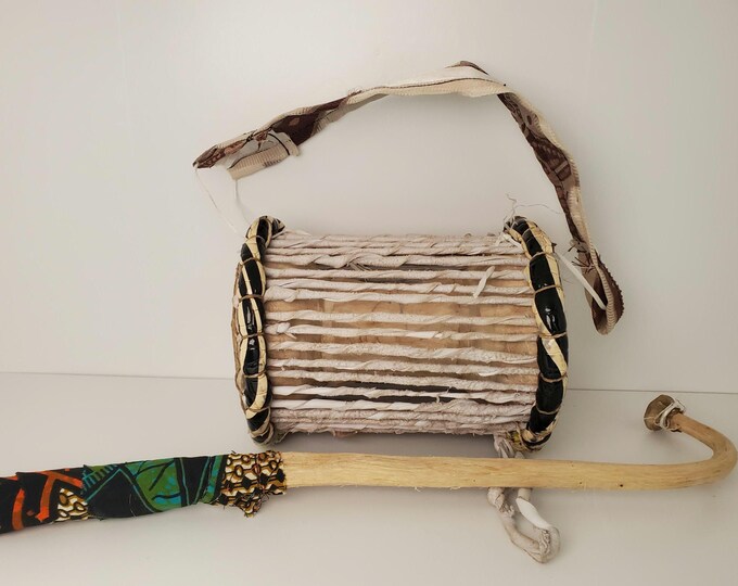 Ilu Gangan African Talking Drum With Drum Stick 7.5in X 5in - Etsy