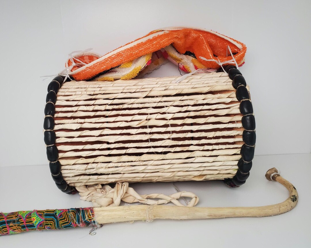 Ilu Gangan African Talking Drum With Drum Stick 10.5in X 7.5in - Etsy