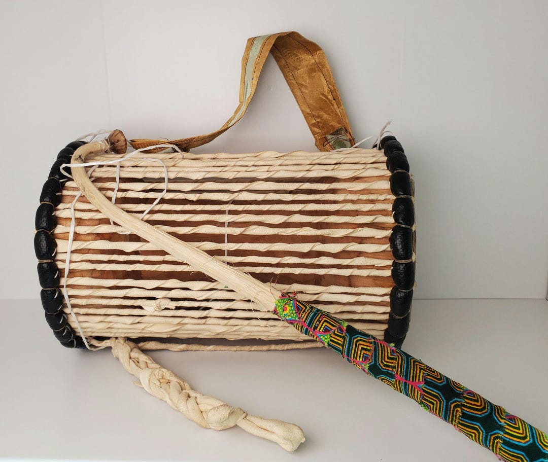 Ilu Gangan African Talking Drum With Drum Stick 11.5in X 7.5in - Etsy