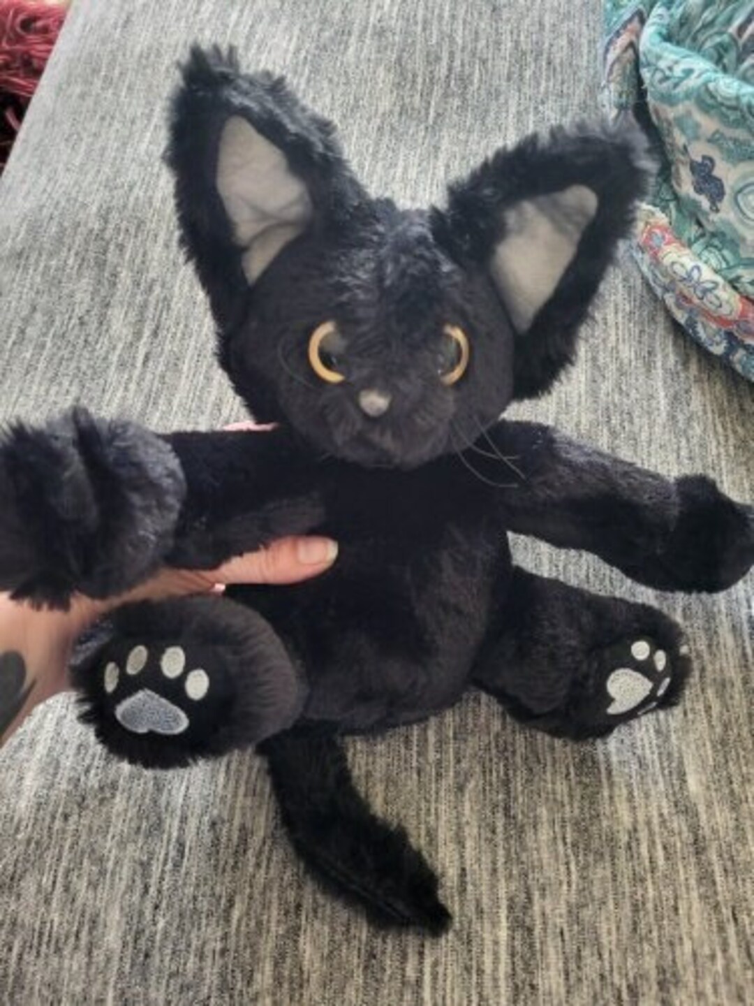 Kuki Cat Plush Toy Cute Khaki Throw Pillow Khaki German Curly KUKI ...