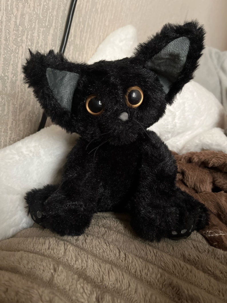 Kuki Cat Plush Toy Cute Khaki Throw Pillow Khaki German Curly KUKI ...