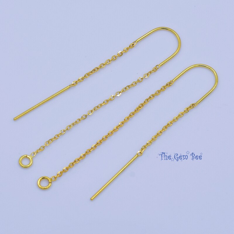 Ear Thread Earrings - Etsy