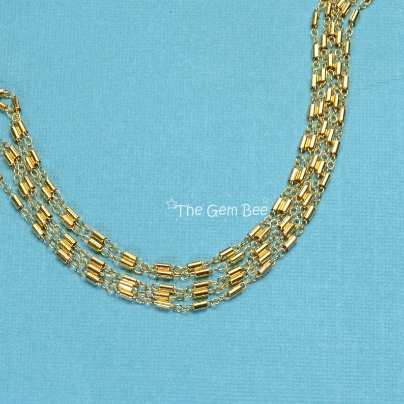 14K Gold Filled Bulk Fancy Chain 1.8mmx5.2mm Link by the Foot - Etsy