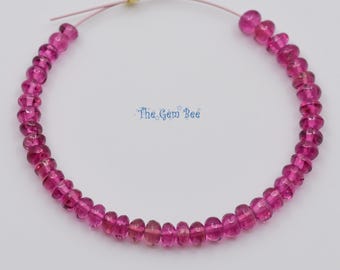 2mm-5mm Finest Gem Grade Burmese Red Ruby Petite Smooth Rondelle Beads ...