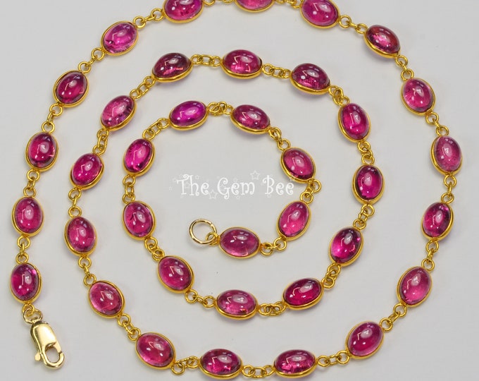 Rubelita turmalina roja diamante en día de la madre 18 k oro rosa ...