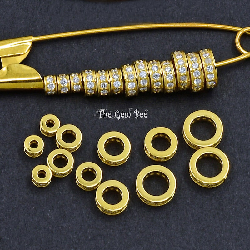 Rondelle Beads Charms - Etsy