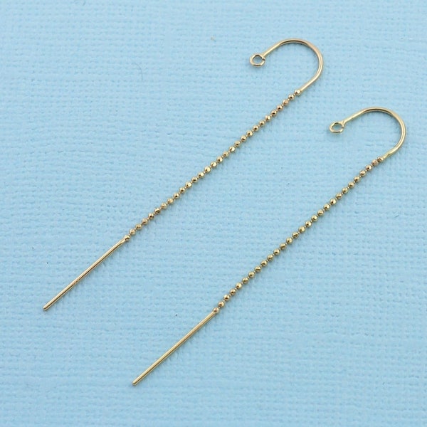 Ear Thread Earrings - Etsy