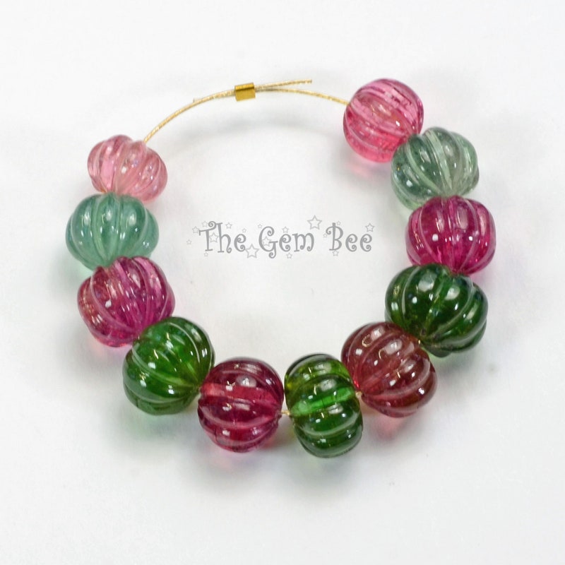 Carved Melon Beads - Etsy