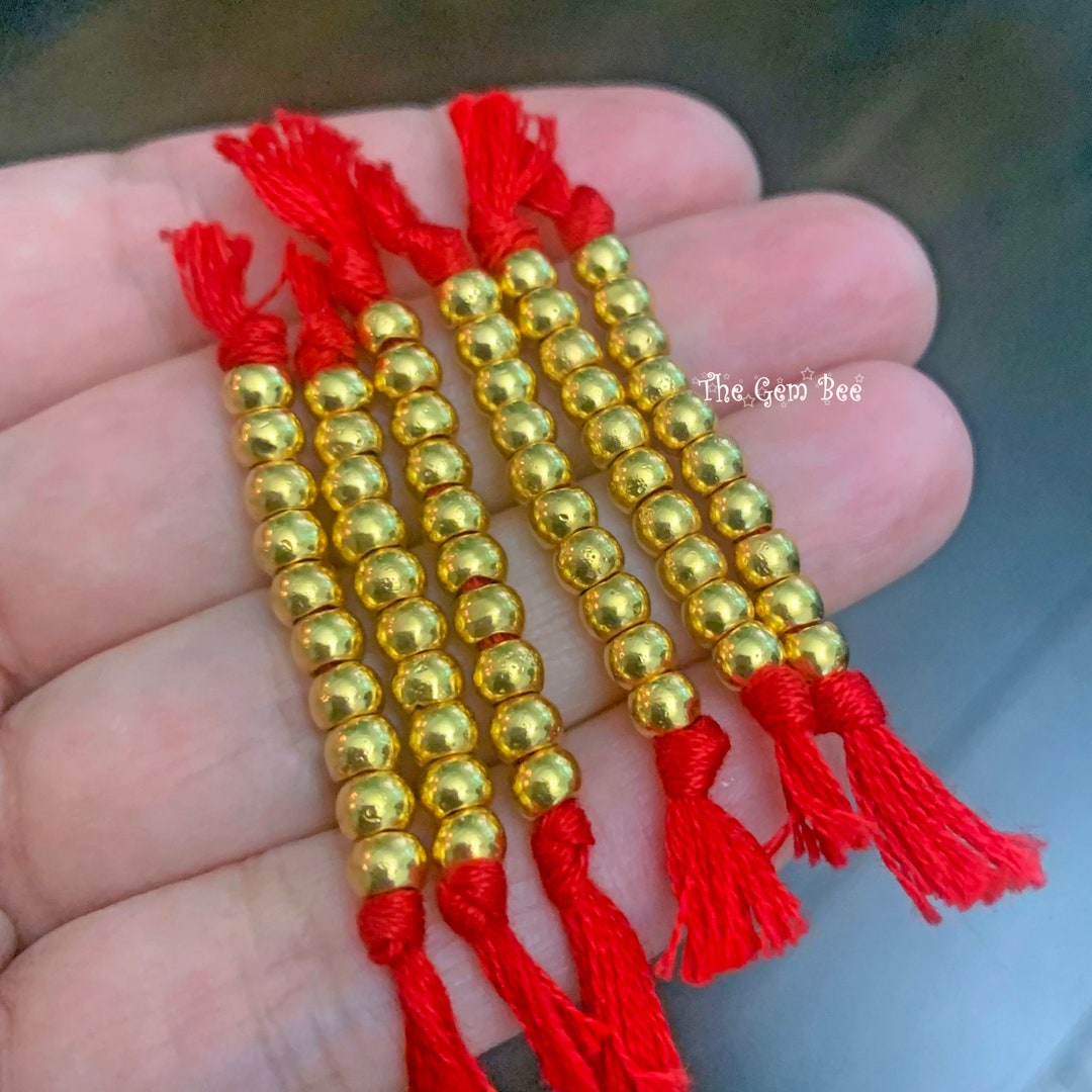 4.5mm 18k Solid Yellow Gold Handmade Drum Barrel Donut Rondelle Spacer ...
