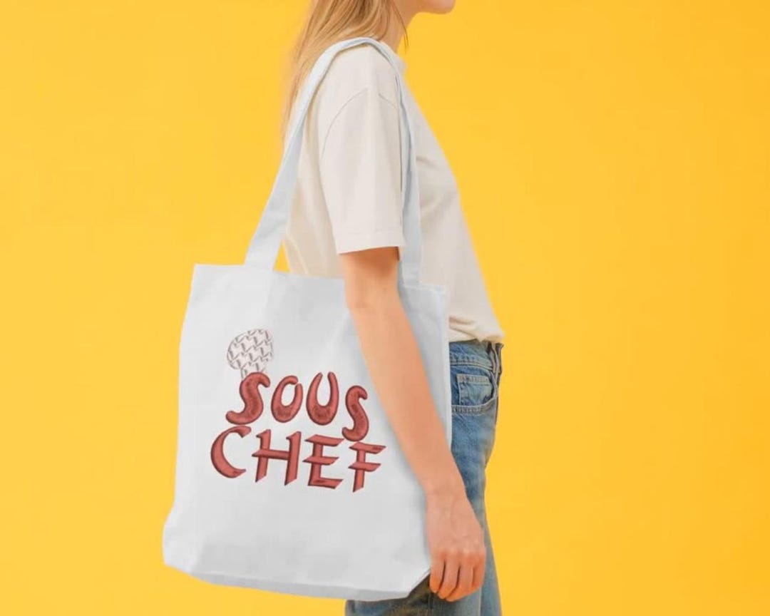 Sous Chef With Chef's Hat Digital Machine Embroidery Design 2 Sizes ...