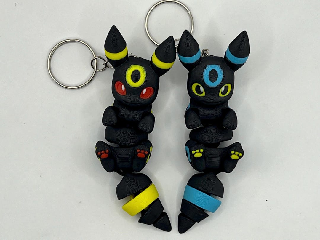 Flexy Eeveelution Keychains Pokemon Figurine | 3D Printed | Decor ...