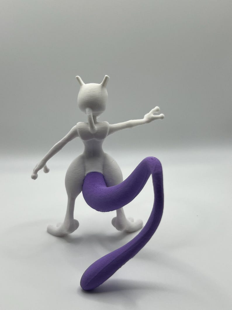 Mewtwo Pokemon 3D Figures - Etsy