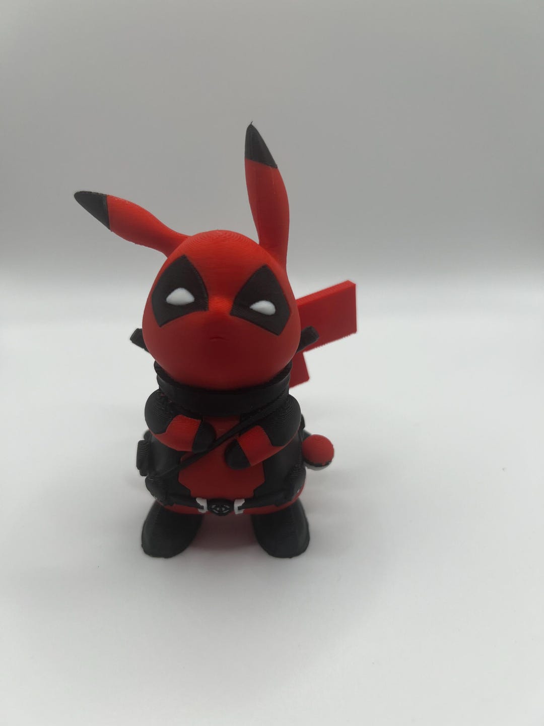 Pikapool 3D Printed Figurine - Pikachu Deadpool Mashup - Collectible ...