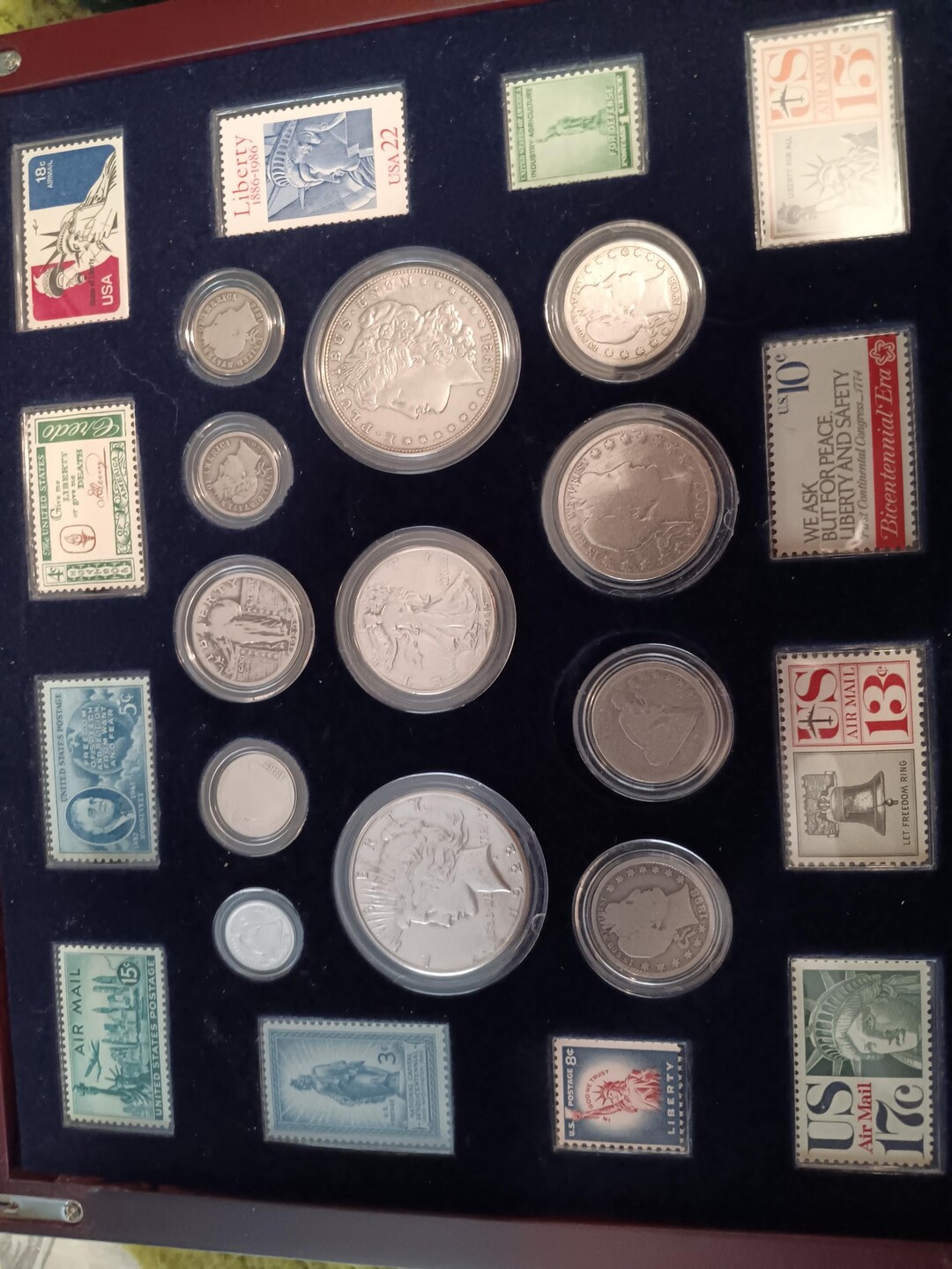 12 America's Classic Silver Liberty Coins With All Readable Dates ...