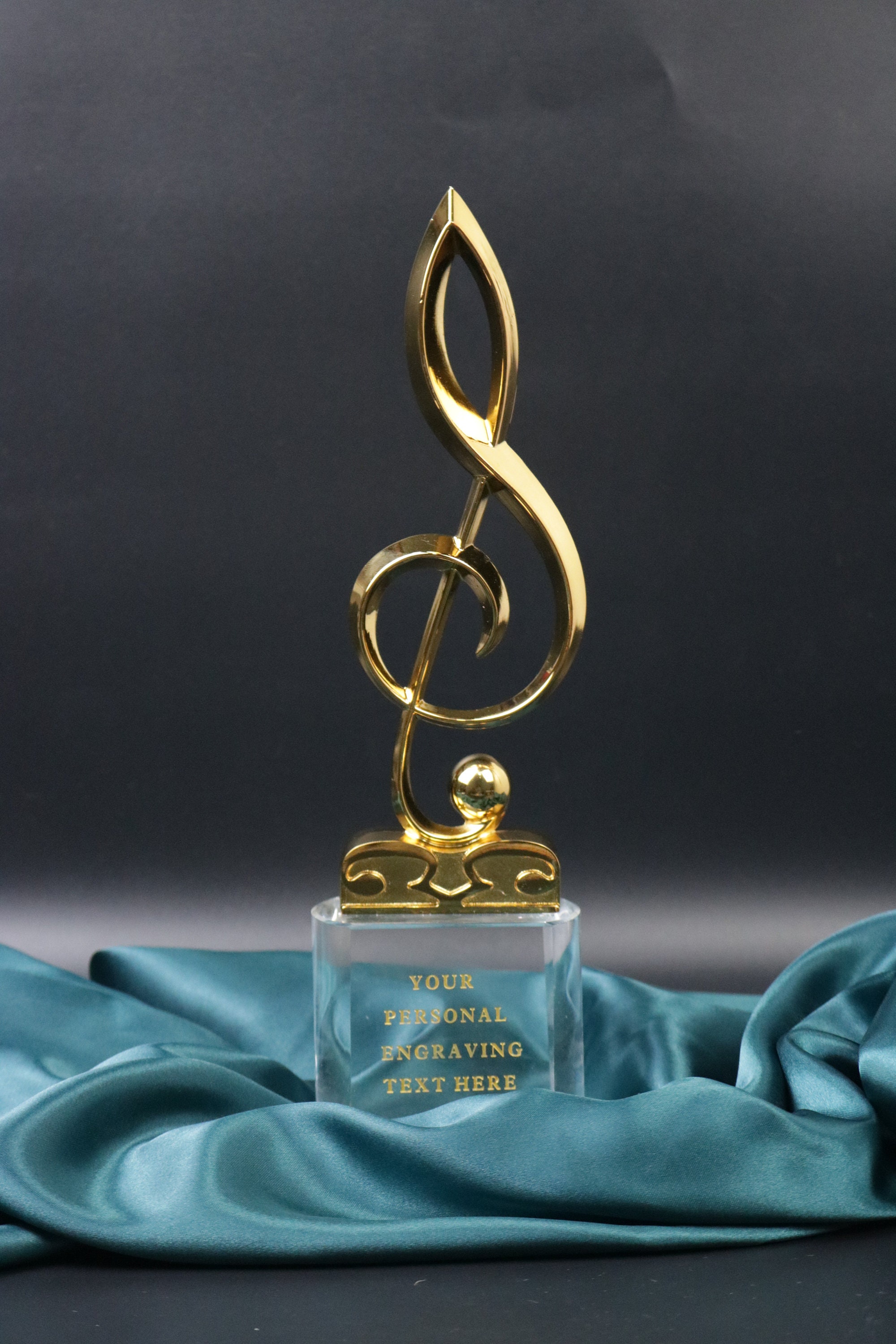 Music Trophy Karaoke Best Singer Award Funny Trophy Music Notes Singing ...