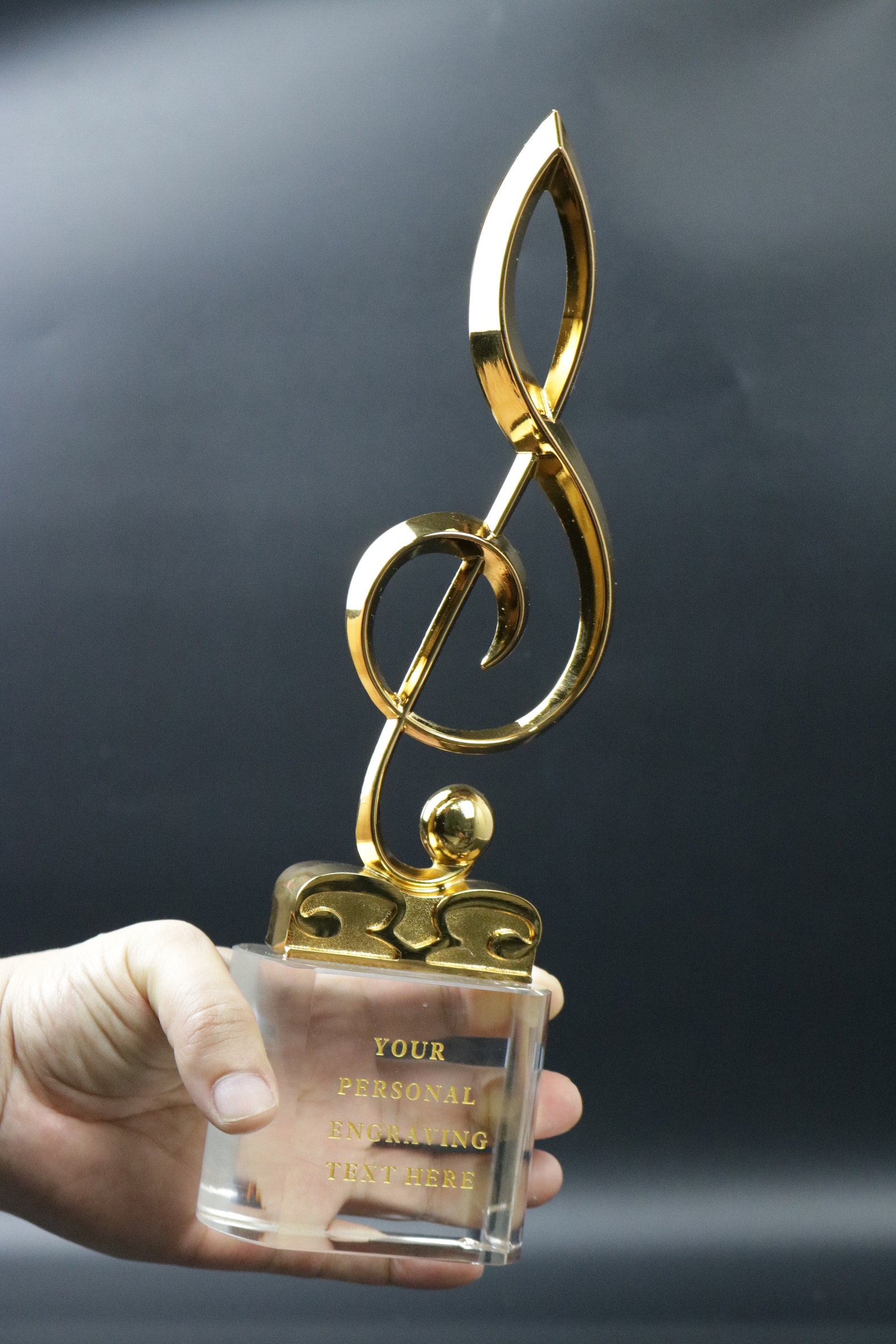 Music Trophy Karaoke Best Singer Award Funny Trophy Music Notes Singing ...