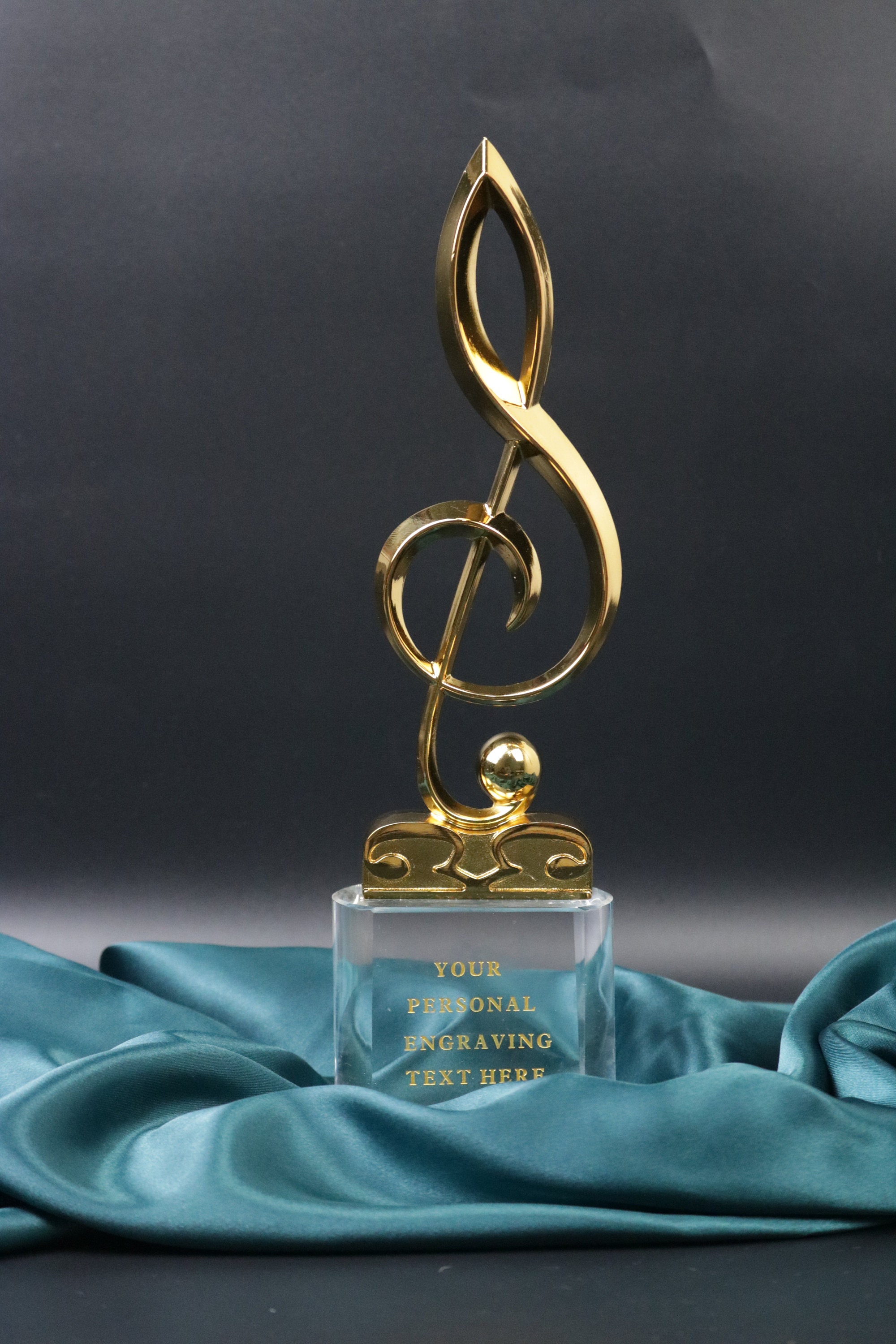 Music Trophy Karaoke Best Singer Award Funny Trophy Music Notes Singing ...