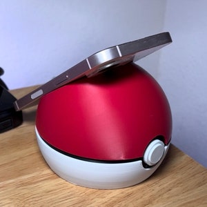 Pokeball Magsafe Charger Stand for Apple iPhone and Airpods - Great ...